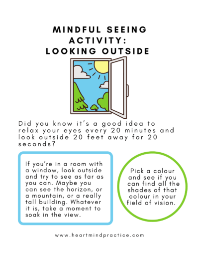 Mindful Seeing Activities Part 1: Orienting