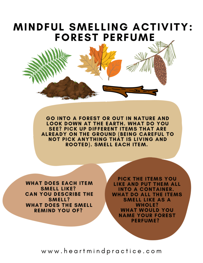Mindful Smelling Activities Part 1: Forest Perfume